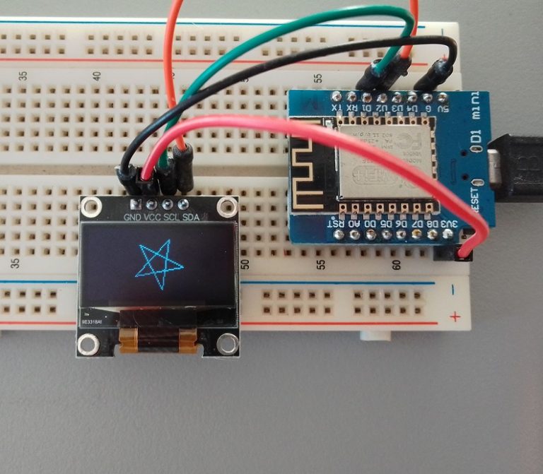 Connecting a OLED Display to Wemos D1 Mini - EdgeMicroTech